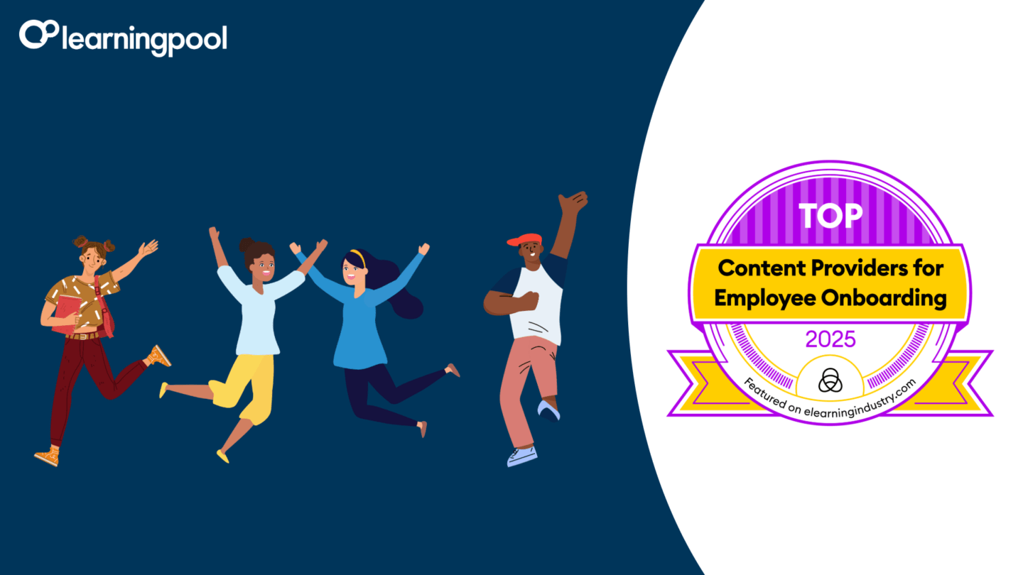 Learning Pool named as ‘Top Content Provider for Employee Onboarding 2025’ by eLearning Industry ...