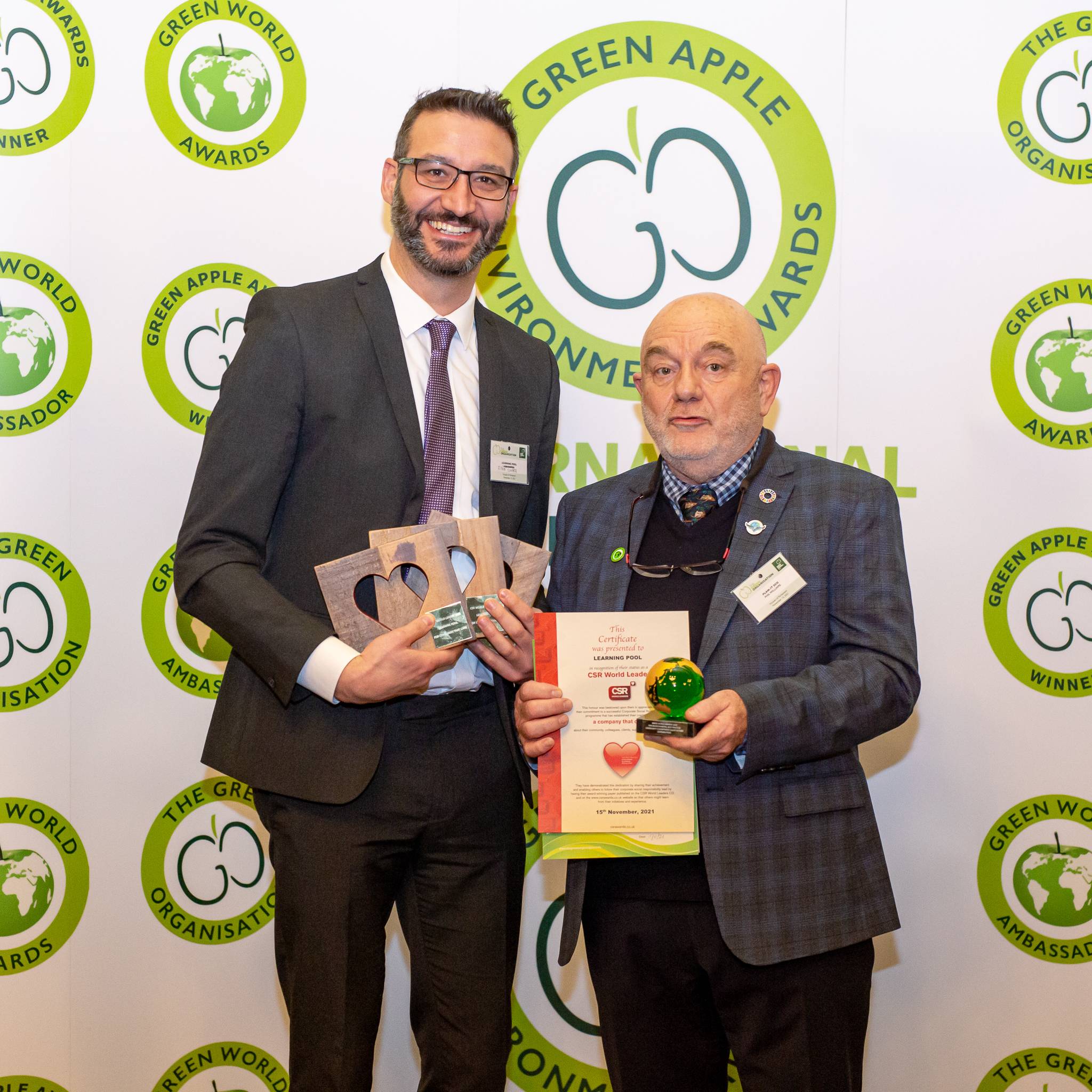 Environmental Best Practice 'Green Apple' award for Learning Pool ...